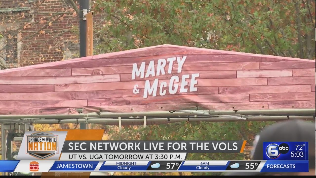 SEC Network live for the Vols ahead of game against UGA - YouTube