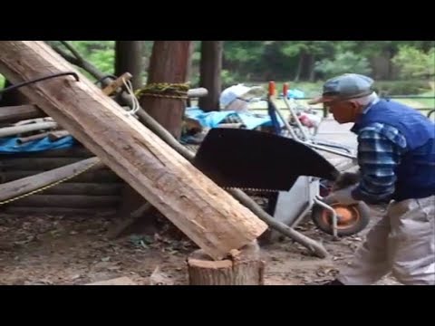 The next Monster “Maebiki Oga” large saw with a blade about 60cm long ...