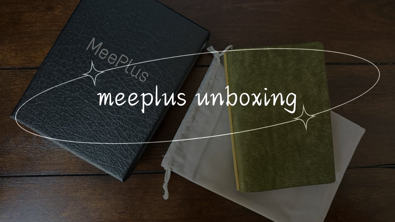 planner unboxing | meeplus pocket - YouTube