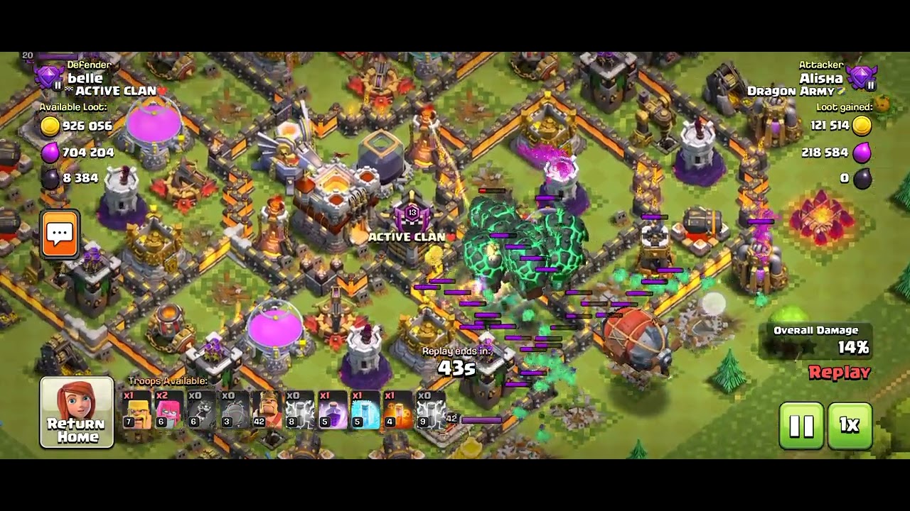 New Troop Lavaloon is awesome to attack. - YouTube