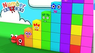 Numberblocks Numberblops 1 - 100 Counting Numberblocks Standing Tall ...