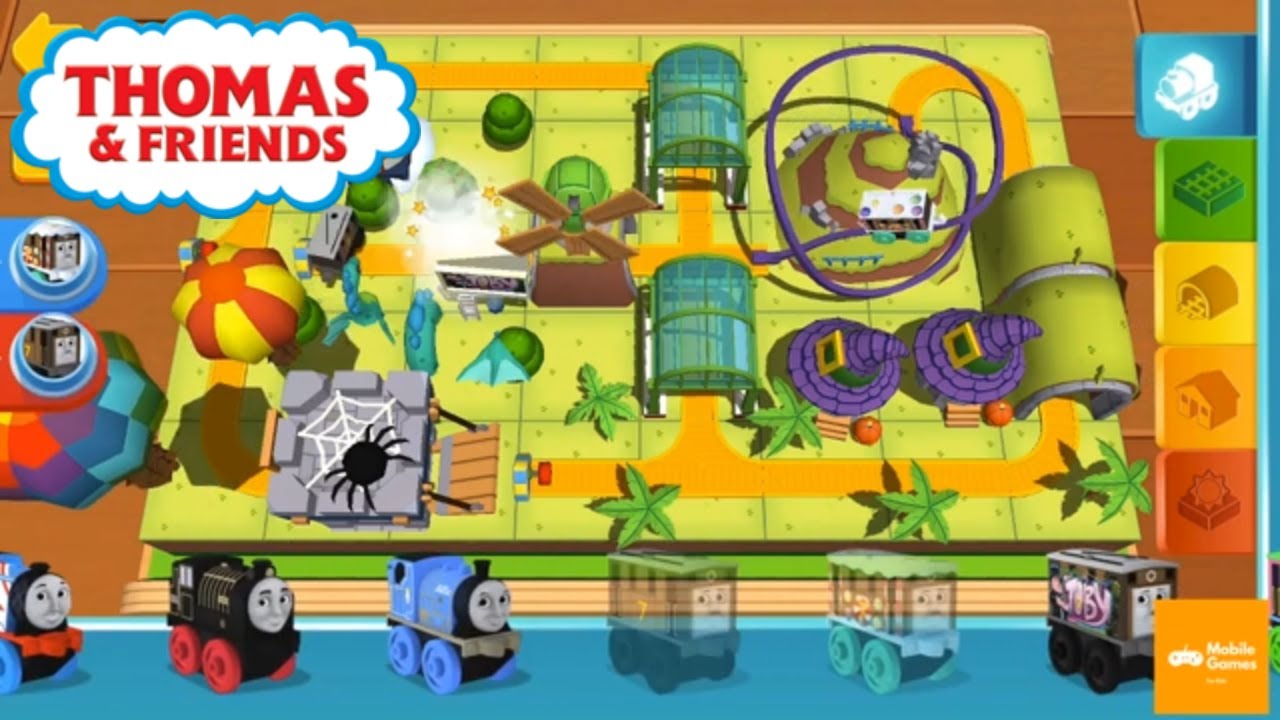 Thomas & Friends Minis Part 54 - Decorate New Spectacular Train Set ...
