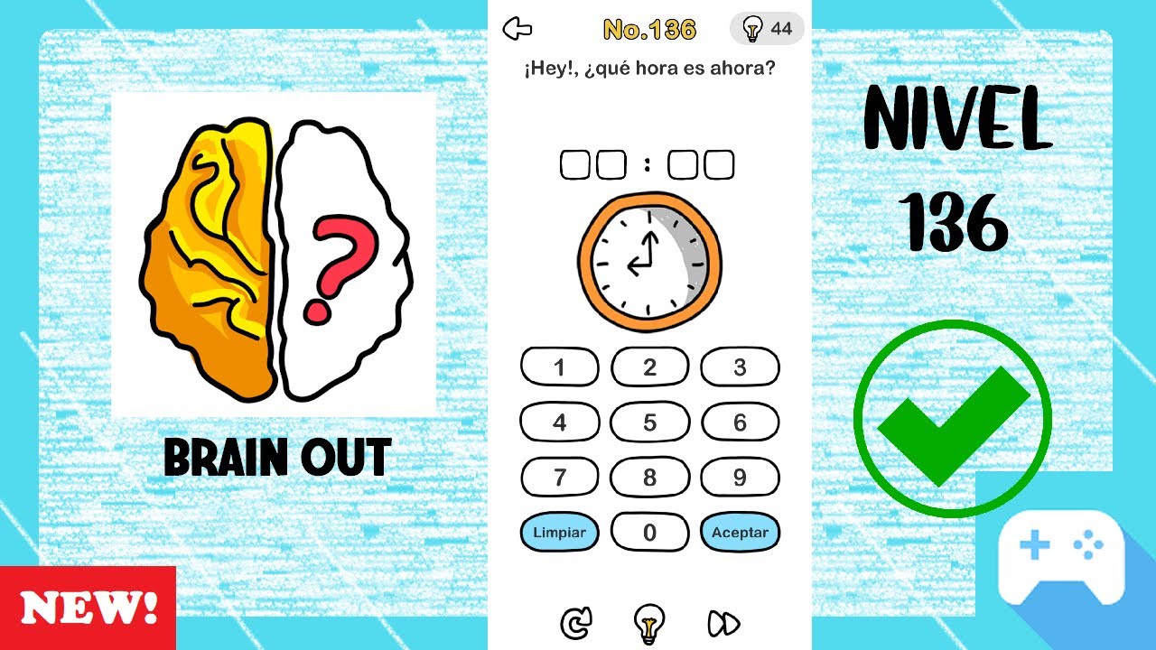 Brain Out | Nivel 136 - ¡Hey!, ¿qué hora es ahora? - YouTube