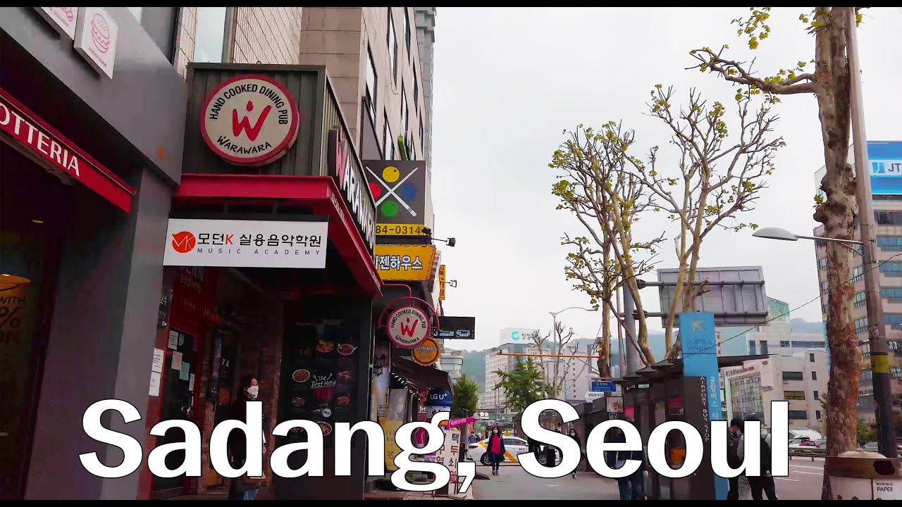 【Korea 4K】Walk around Sadang Station/舍堂駅周辺を歩く/사당역주변을걷다 - YouTube