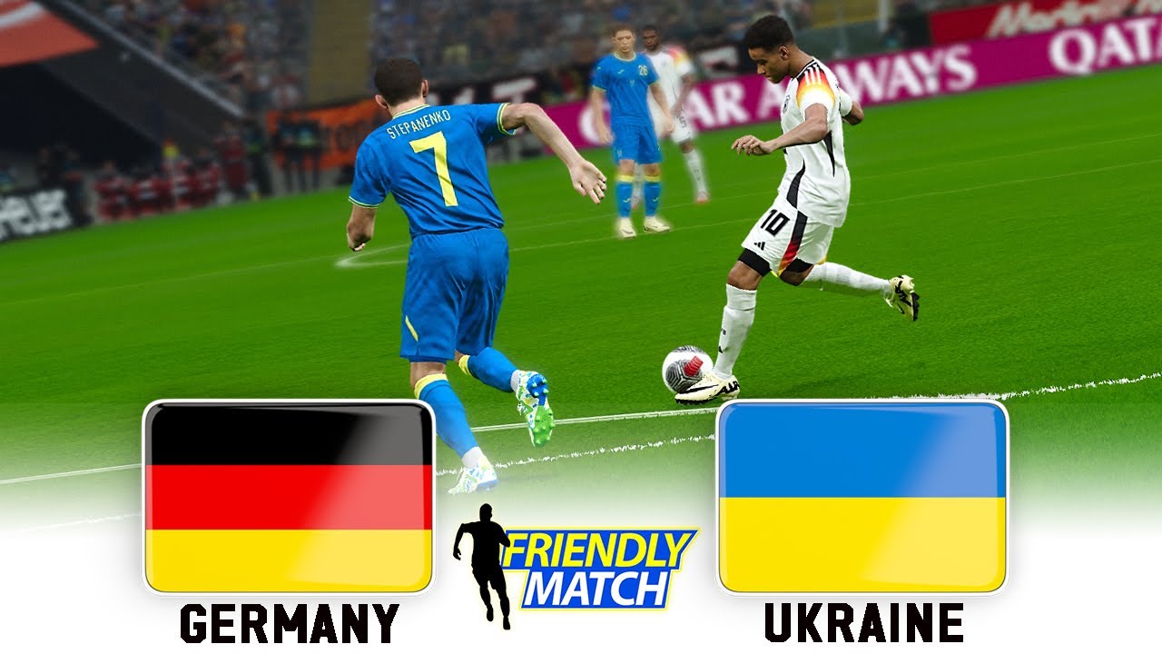 🔴GERMANY vs UKRAINE LIVE TODAY ⚽ INTERNATIONAL FRIENDLY MATCH 2024 ⚽ ...