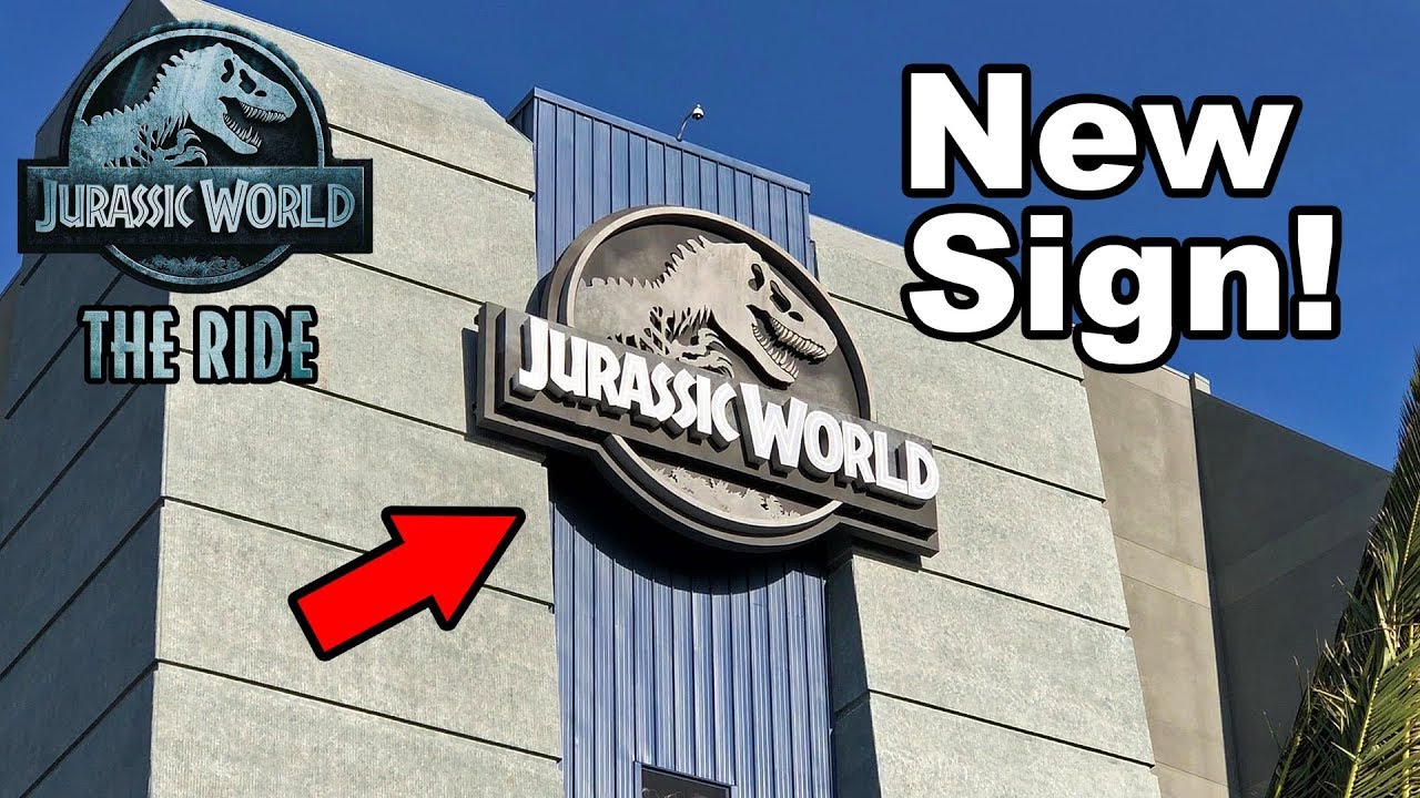 Jurassic World Construction Update | New Sign! - YouTube