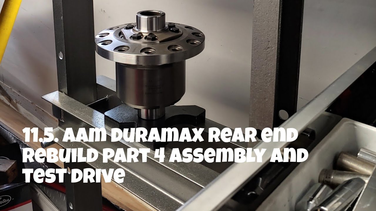 Project crew cab dually. part 4 rear end rebuild assembly 11.5 aam ...