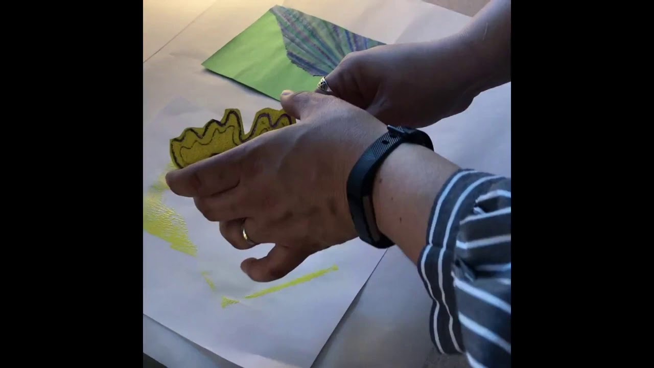 How To Ink Your Plate - Art 1 - YouTube