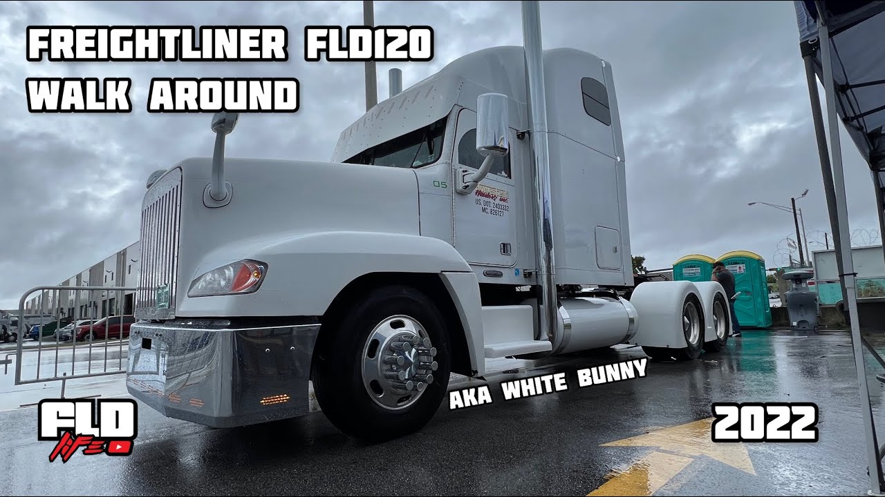 Todas modificaciones explicadas |freightliner fld120 “El white bunny ...
