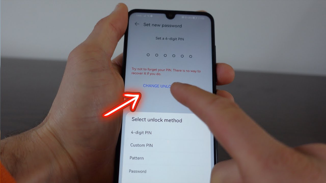 How To Change Password On Huawei P30 Lite - YouTube