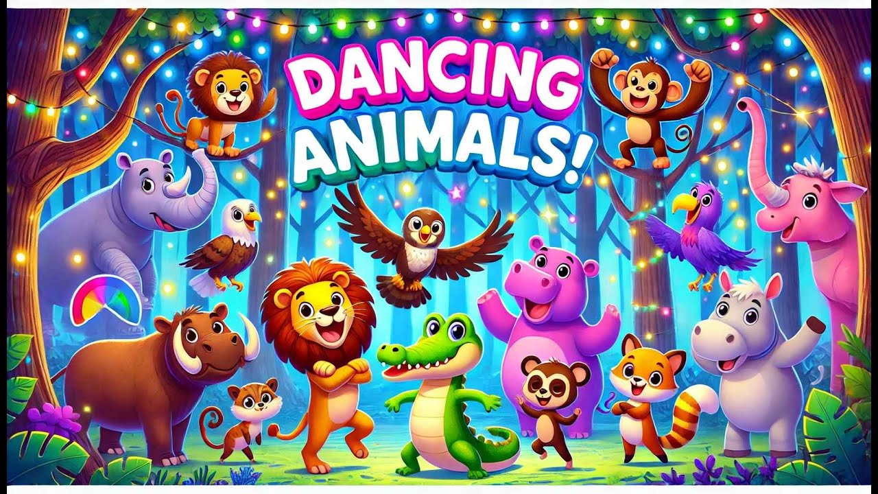🎶 Dancing Animals! – Fun & Cute Animal Dance Party in a Magical Forest ...