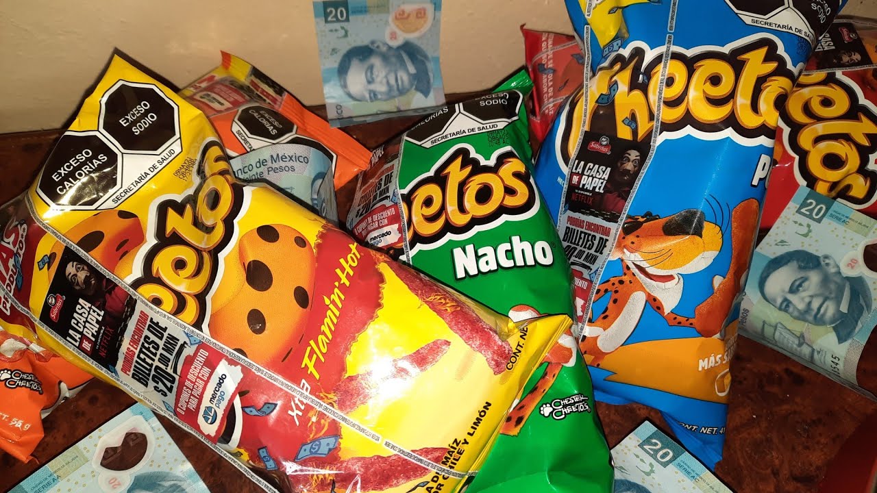 Me salieron $100 Pesos en los Cheetos.!!! Abriendo Sabritas - YouTube