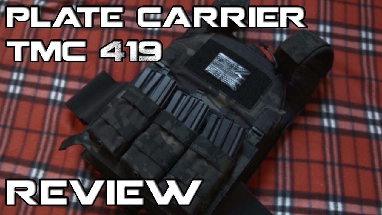 REVIEW : Plate carrier 419 TMC MULTICAM BLACK - YouTube