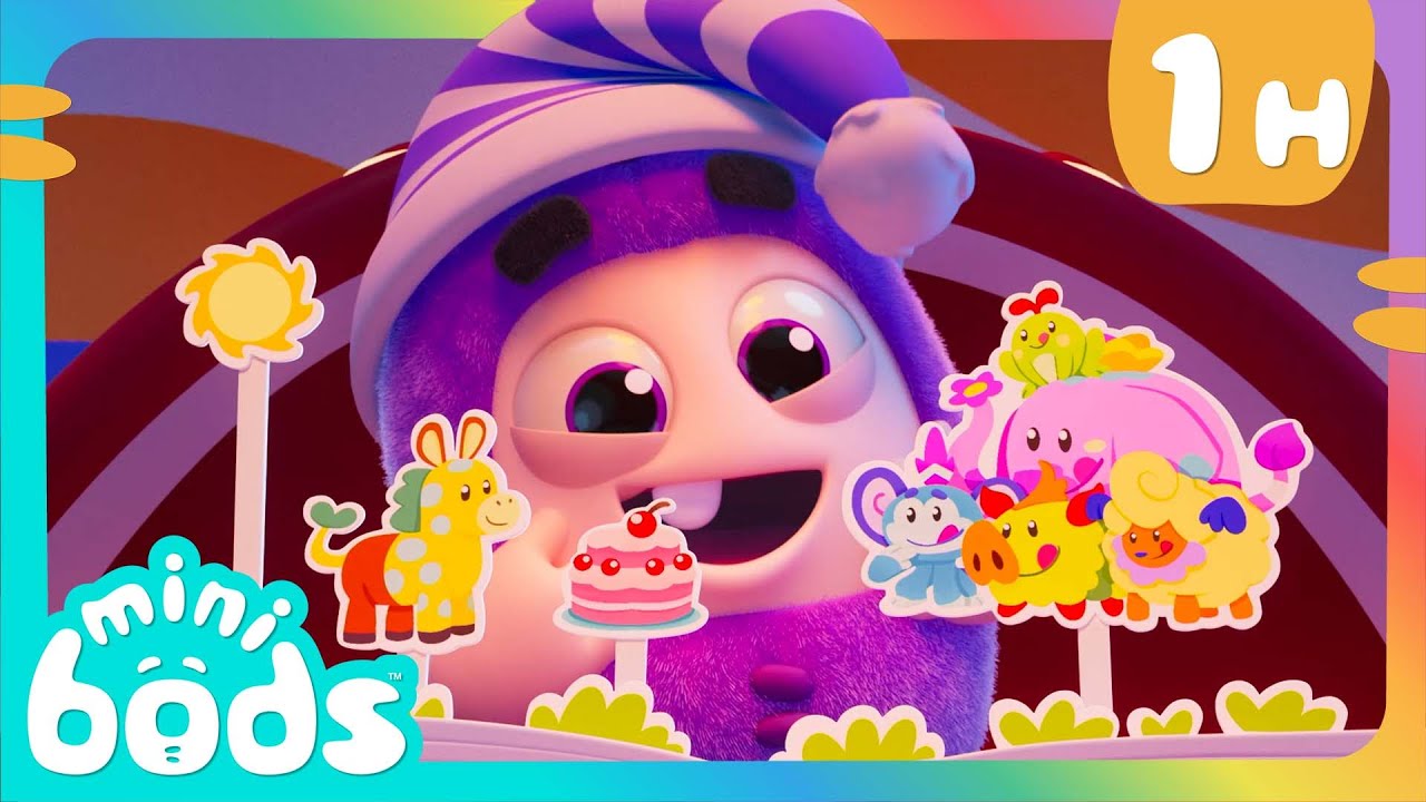 Jeff Reads Bedtime Stories! 💤 | Minibods | Cute Cartoon with Baby ...