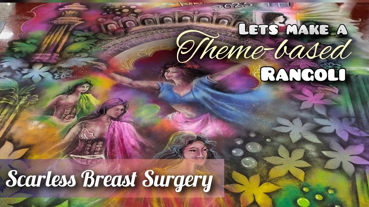 Theme based RANGOLI || Breast Reconstruction Surgery || - YouTube