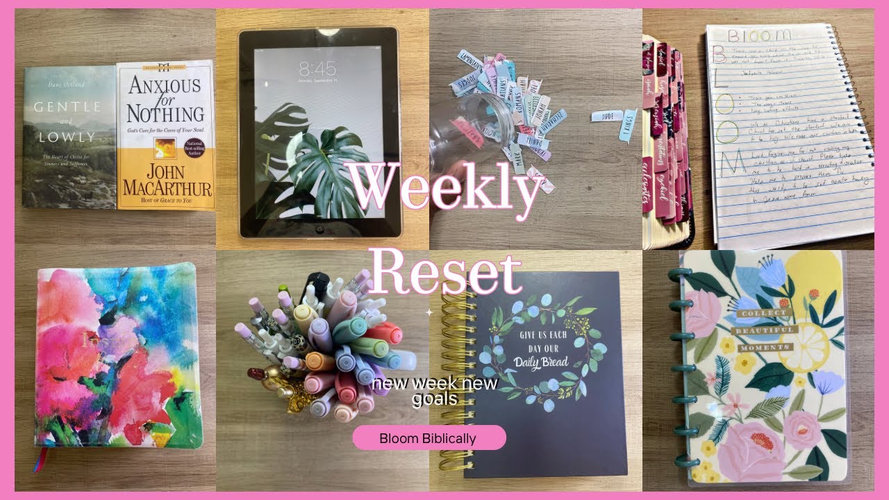 Weekly Reset #reset #routines #planning - YouTube