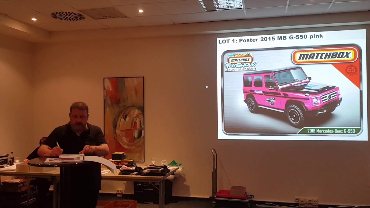 Matchbox Charity Auction at the 2018 Leipzig Toy Fair, Part 1 - YouTube