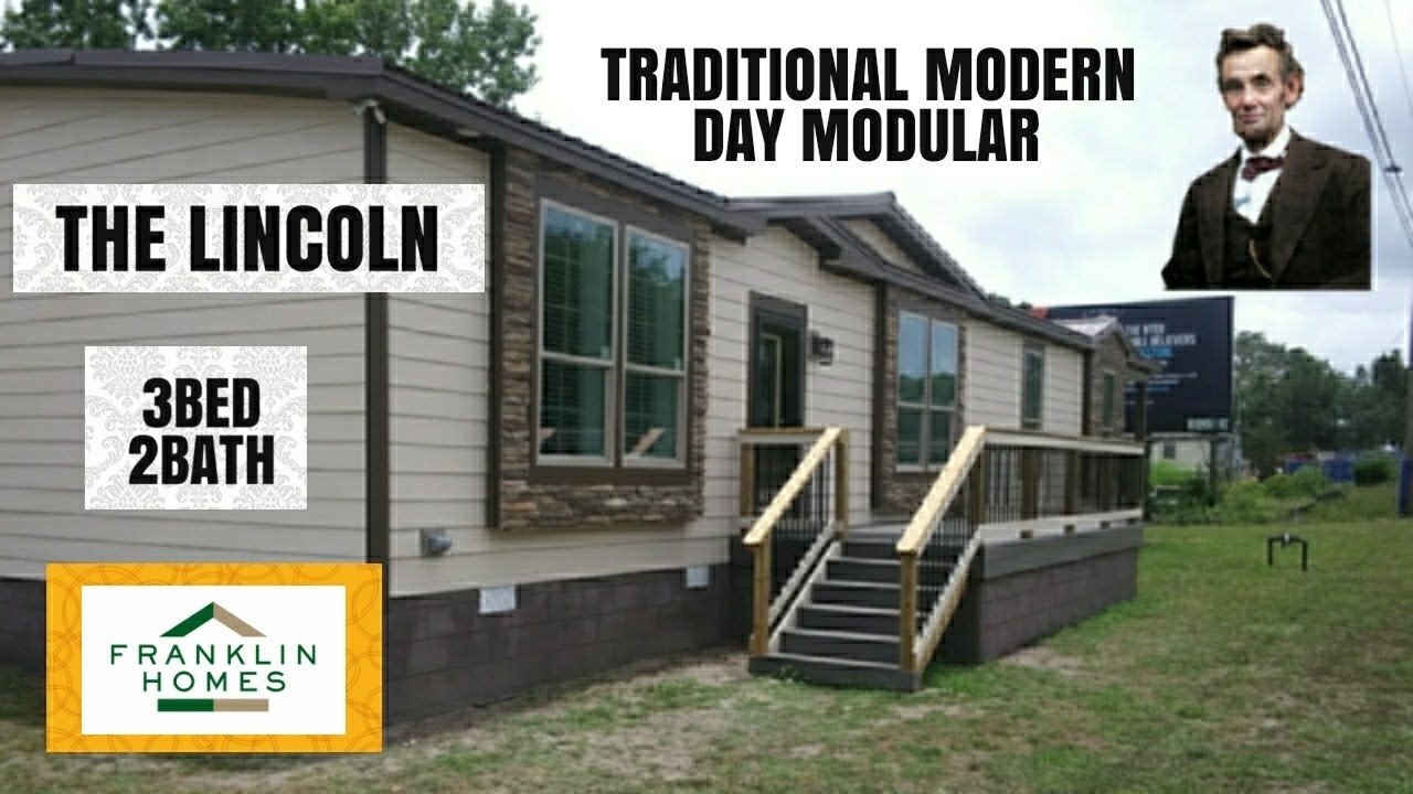 THE LINCOLN BY FRANKLIN HOMES 3 BEDROOM 2 BATHROOM MODULAR HOME - YouTube