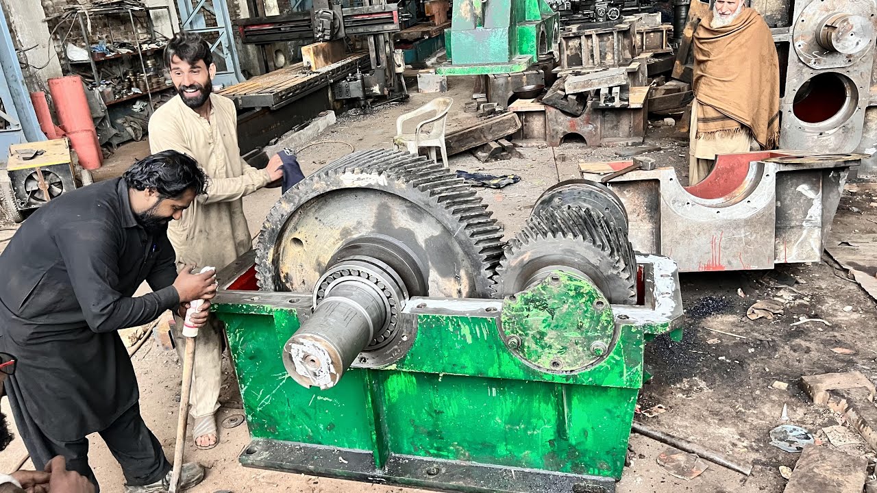 How to rebuild Industrial Gearbox Complete Process - YouTube