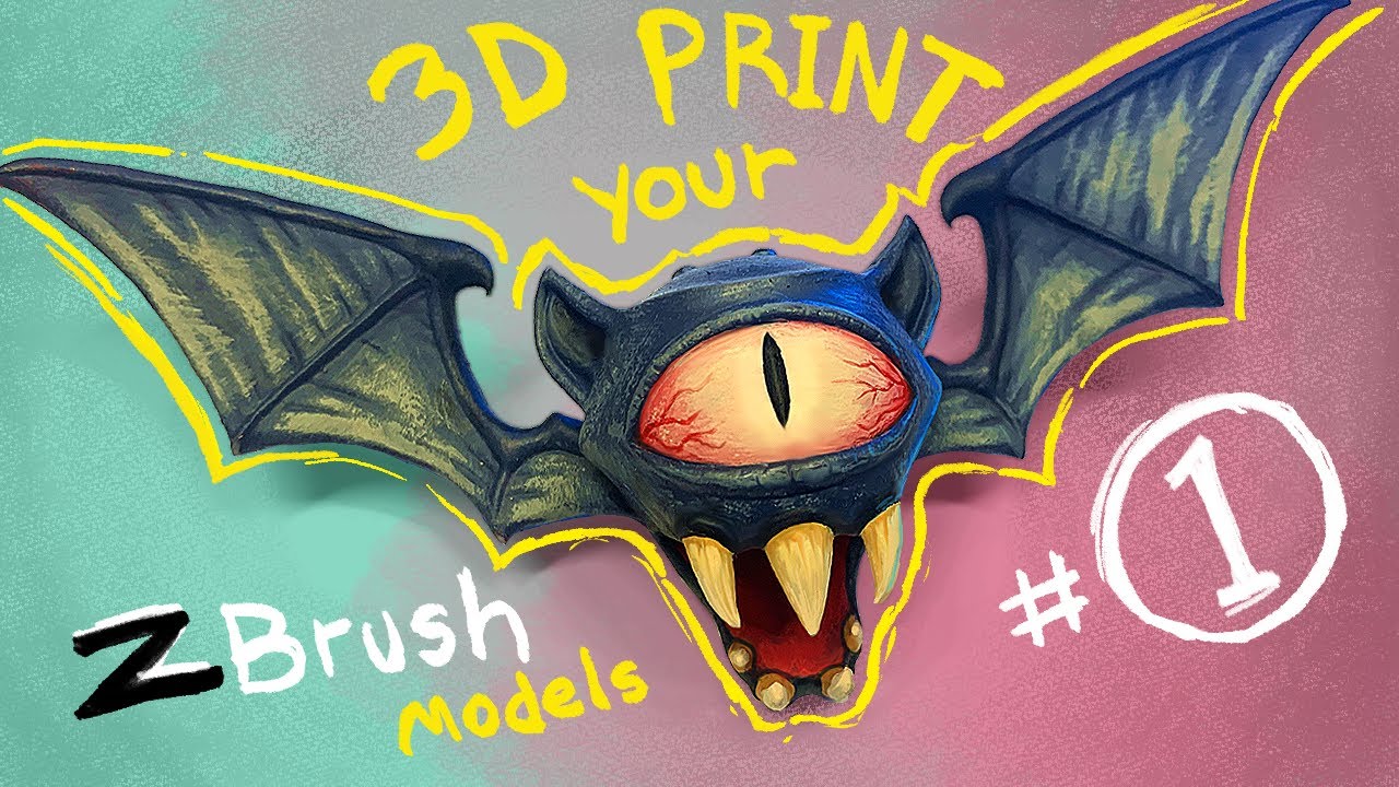 001 - You Can Make This SIMPLE Keese Bat Model in Zbrush! - YouTube