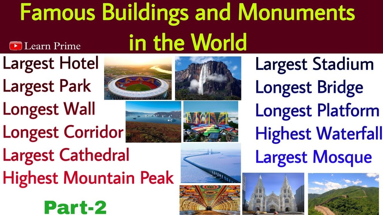 Largest and Smallest in the World | Famous Buildings and Monuments ...