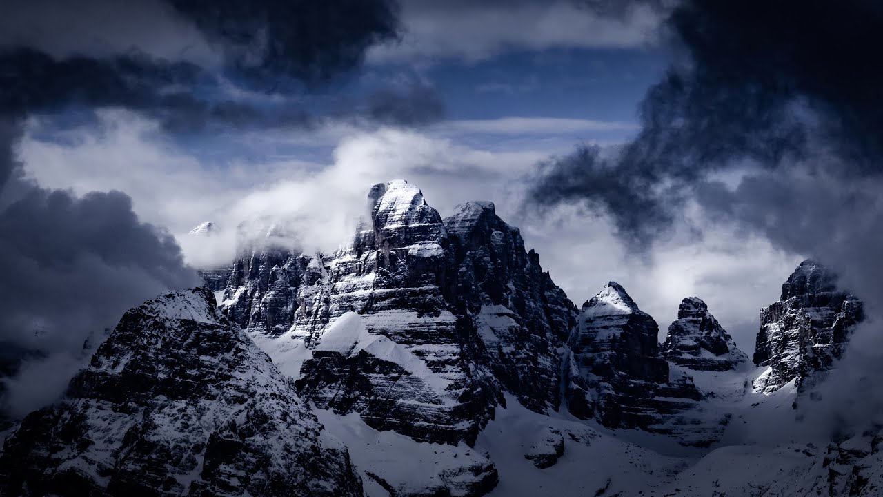 Winter Storm Ambience with Howling Wind Sound for Sleeping Relaxing and ...
