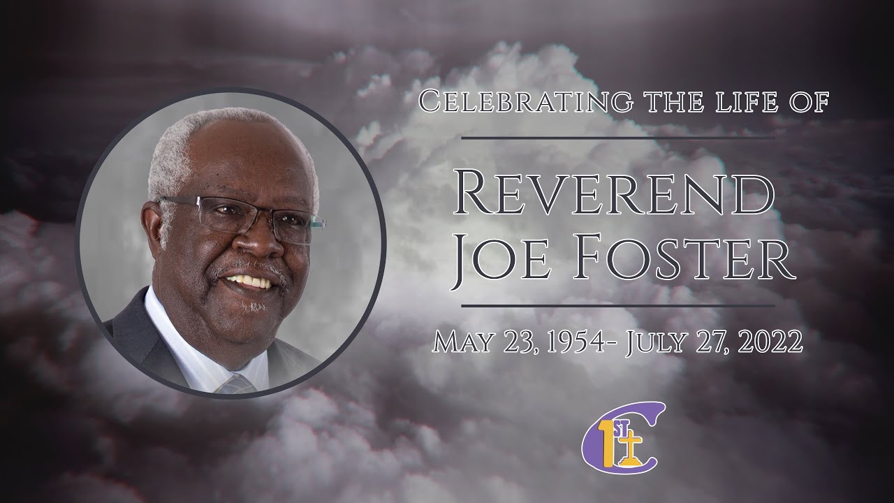 Musical Celebration of Life: Reverend Joe Foster - YouTube