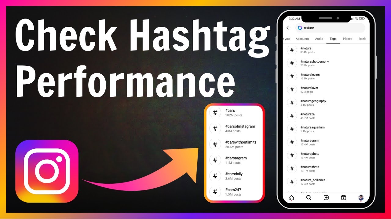 How to Check Instagram Hashtag Performance - YouTube