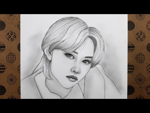 Adım Adım Stray Kids Felix Kolay Yoldan Nasıl Çizilir, Karakalem Portre Çizimi 2023
