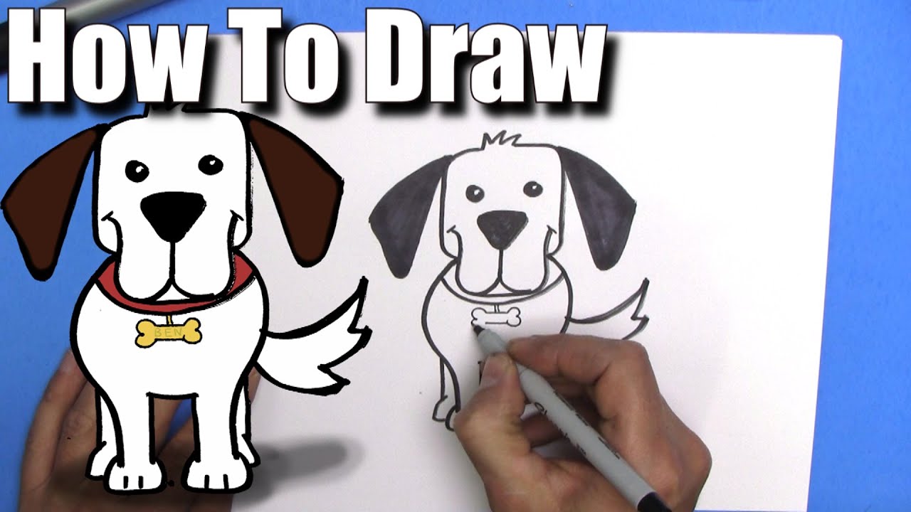 How To Draw Ben from Hooplakidz - EASY - Step By Step - YouTube