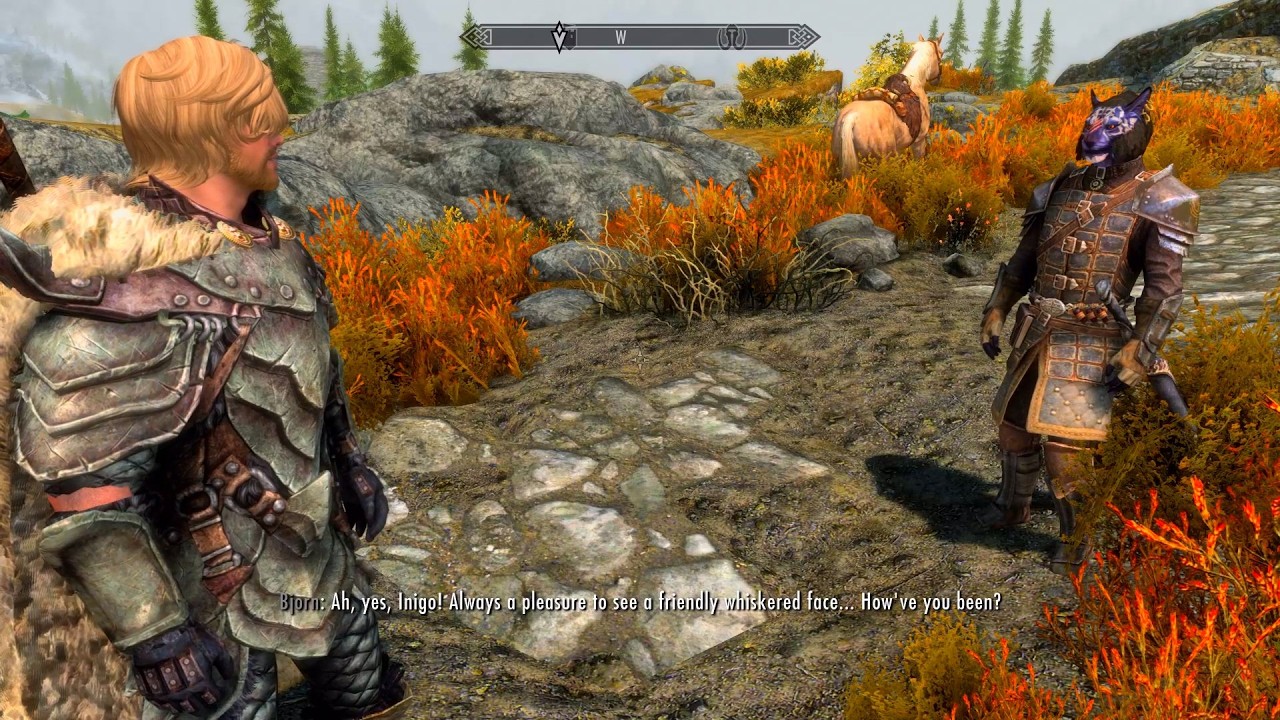 Bjorn’s First Meeting with Inigo – Mod Companion Interaction | Skyrim ...
