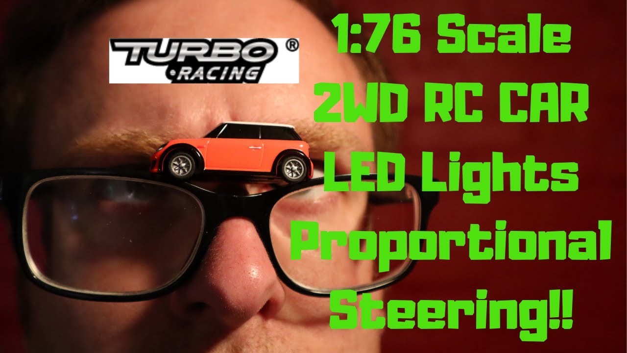 Turbo Racing RTR 1/76 2.4G 2WD Fully Proportional Control Mini RC Car ...