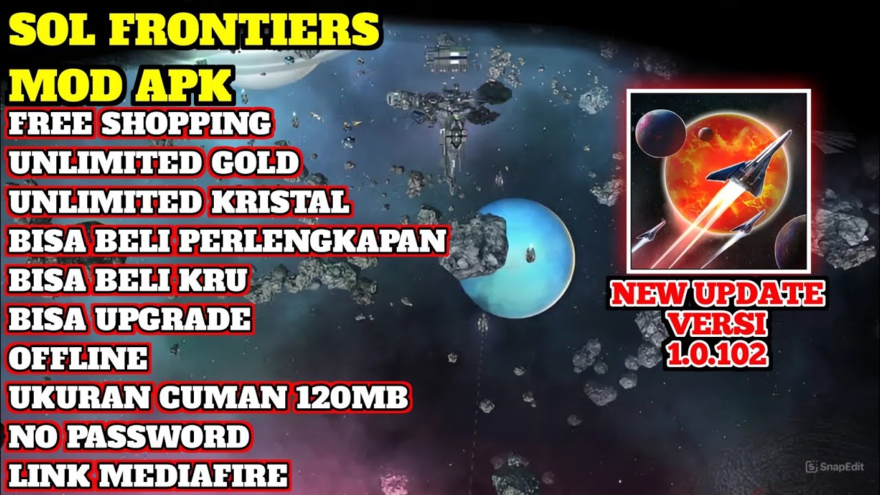 Sol Frontiers mod apk terbaru versi 1.0.102 New update mod apk free ...