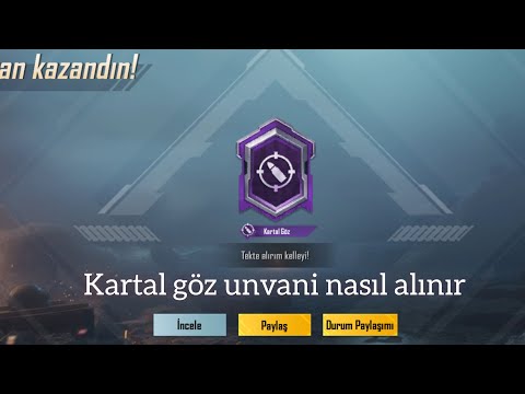 Kartal göz unvani nasıl alınır (Çok basit)😱