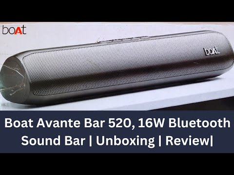 boAt Aavante Bar 520, 16W Bluetooth Sound Bar ! Unboxing | Review ...