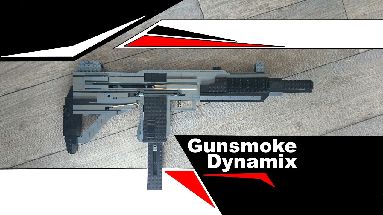 Working lego Uzi smg - YouTube
