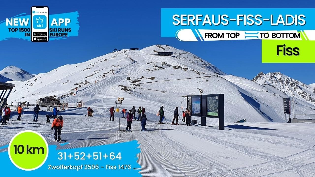 Serfaus Fiss Ladis / #10 of TOP 10 longest ski runs in Austria - 10 km ...