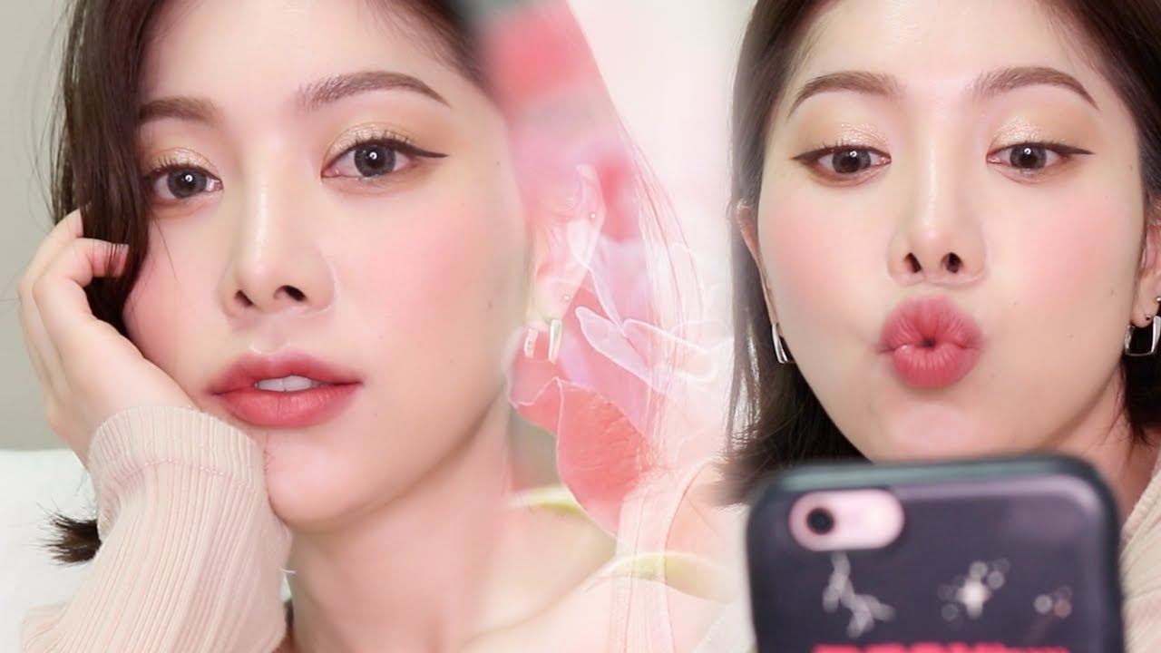 필터 씌운듯 인생샷 건지는 봄 장미 메이크업 Muted Rose Makeup (eng sub!) - YouTube