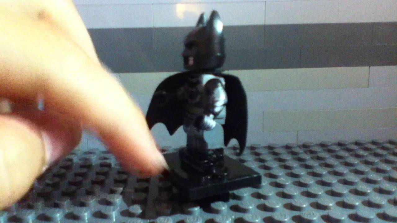 Custom lego Arkham knight Batman minifigure showcase - YouTube