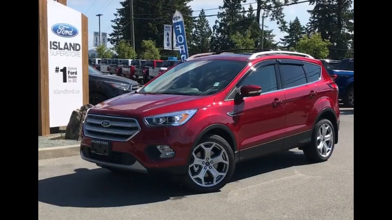 2018 Ford Escape Titanium EcoBoost AWD Review| Island Ford - YouTube