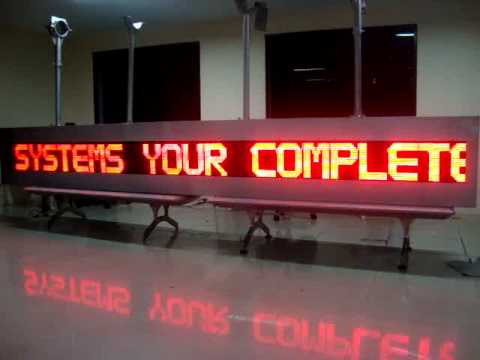 "Scroling LED Display System" "LED Scrolling Display" "LED Display ...
