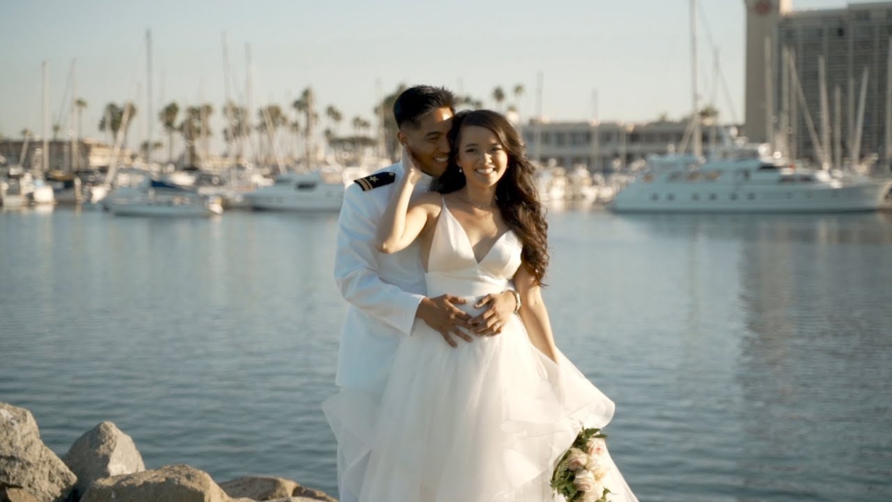 Navy Officer Marries His High School Sweetheart | Admiral Kidd Wedding ...
