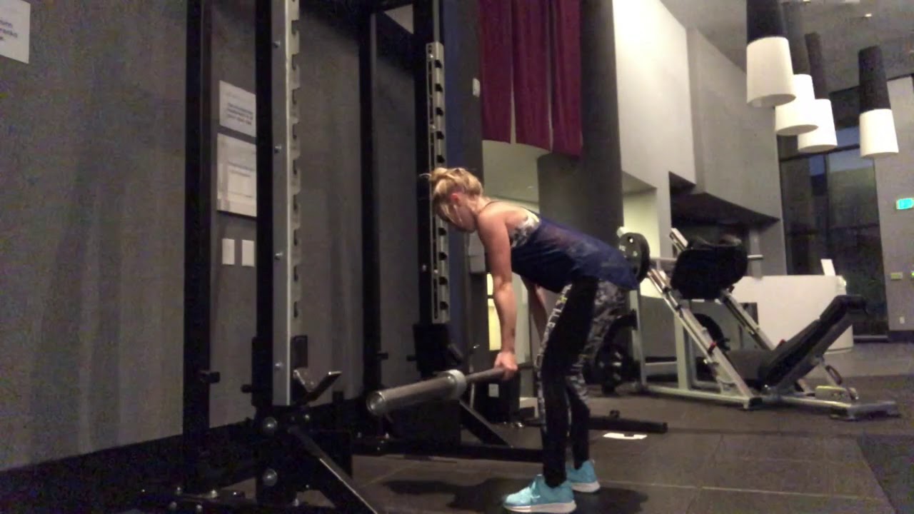 B Strong: Barbell Underhand Grip Bent Over Rows - YouTube