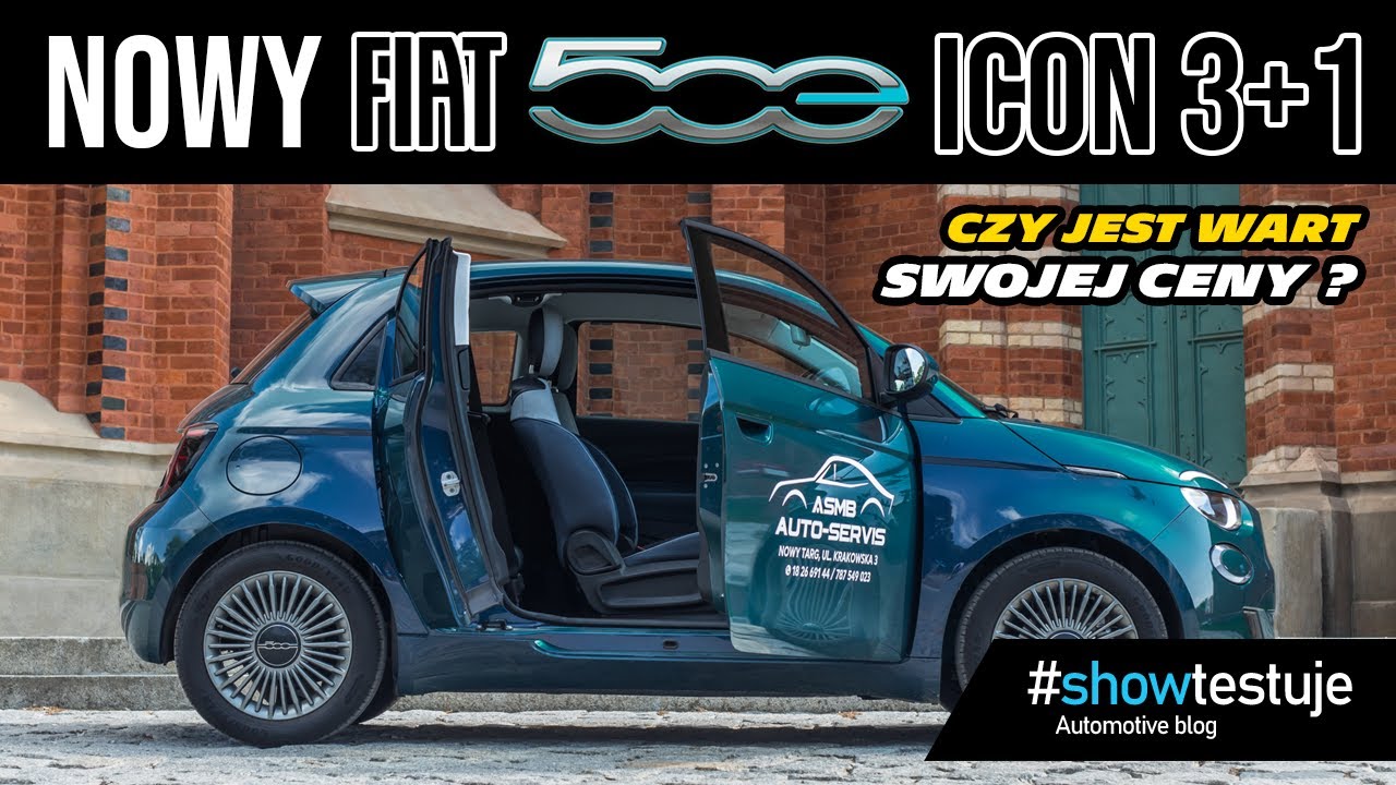 Fiat 500e ICON 3+1 118 KM (2023) czy naprawdę jest wart swojej ceny ...