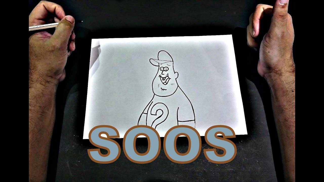 COMO DESENHAR SOOS GRAVITY FALLS, HOW TO DRAW, COMO DIBUJAR - YouTube