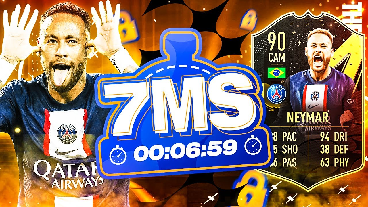 New Position 🔥1 5m Cam Neymar 7 Minute Squad Builder Fifa 23 Youtube