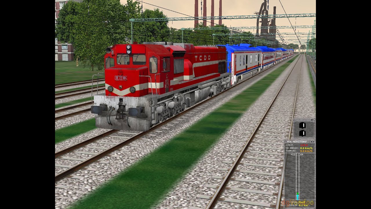 Microsoft Train Simulator ( MSTS ) TCDD Eklentisi - YouTube