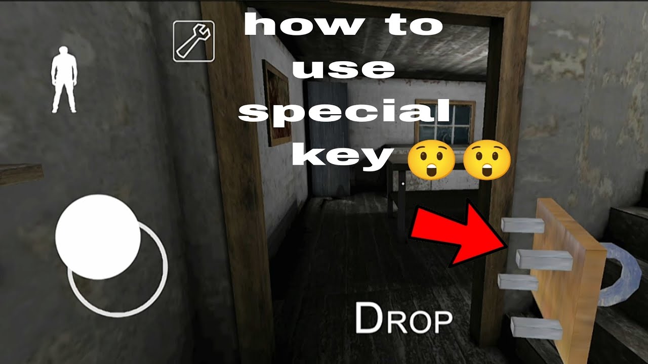 Granny how to use special key🔑🔑 || how to all Key's uses in granny Cara ...