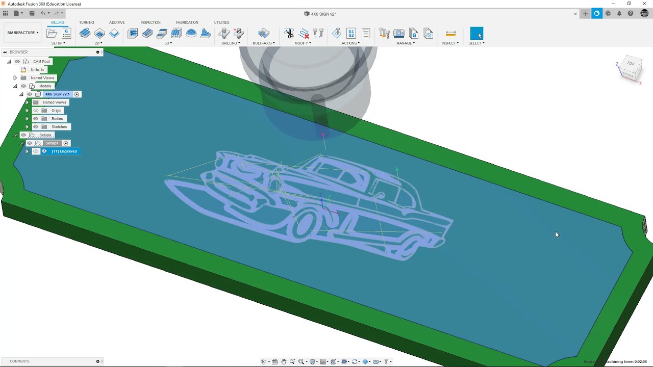 Importing Inkscape Plain SVG file into Fusion 360 to machine a sign ...