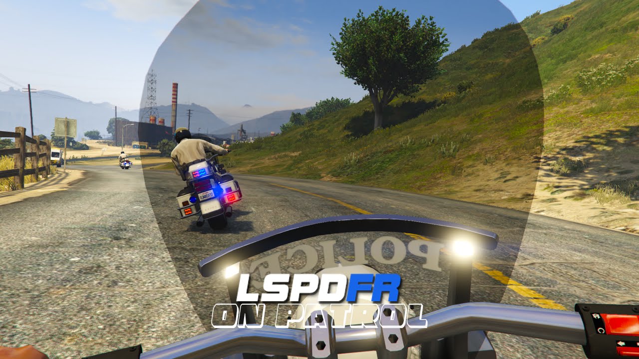 LSPDFR - On Patrol - Day 16 - POV Motorcycle Patrol - YouTube